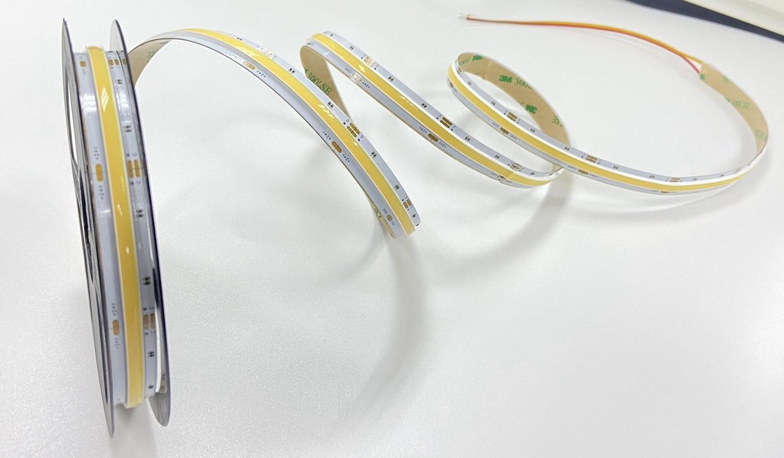 Flexible COB CCT LED Strip 14w Vivid Monochrome Color 24V