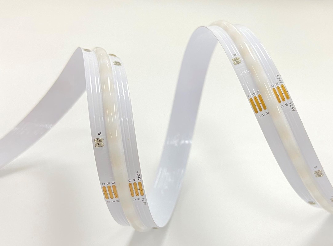Milewood RGBW COB LED Strip 24V DC 5-In-1 Color Rgb Cw Ww Led Strip