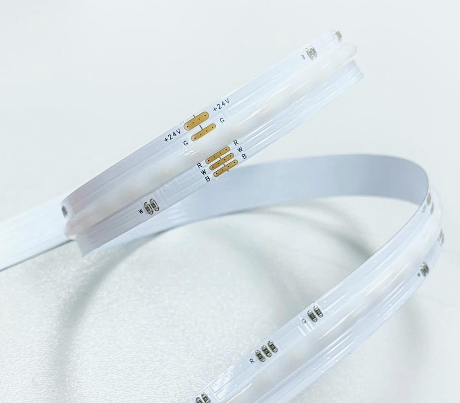 4-In-1 RGBW COB LED Strip Light 50mm Length Flexible Color IP20