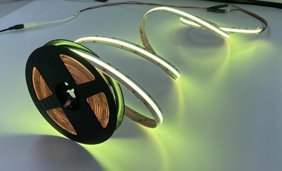 RGB 12V LED COB Strip 15w 12mm 1008 Chips For Night Club KTV Theater