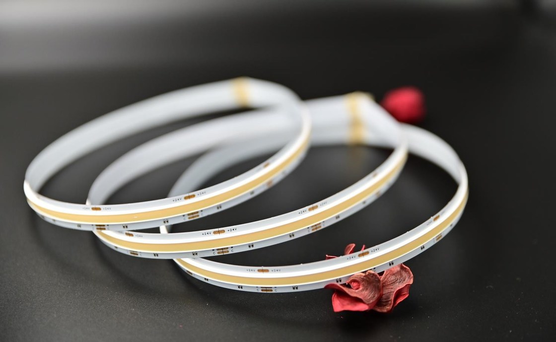 24V Doul Color COB LED Strip Light 14w 2700K Energy Saving