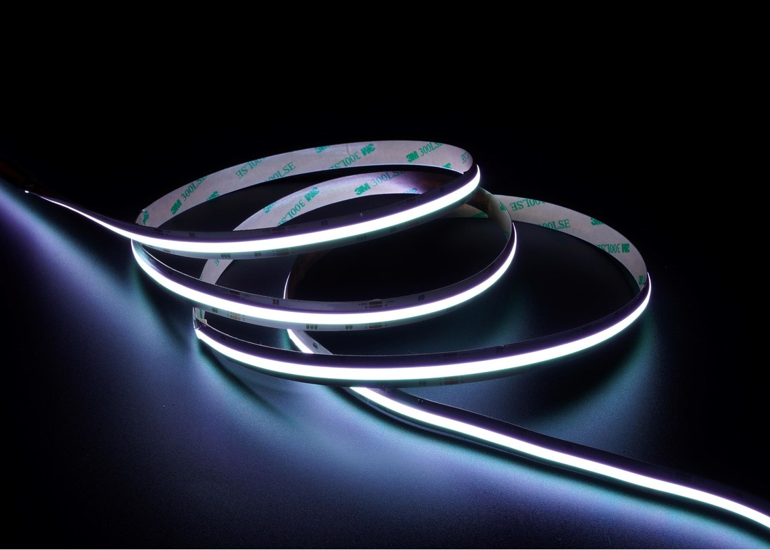 High End LED RGB COB Strip 55.5mm Decoration 24v Rgb Led Tape