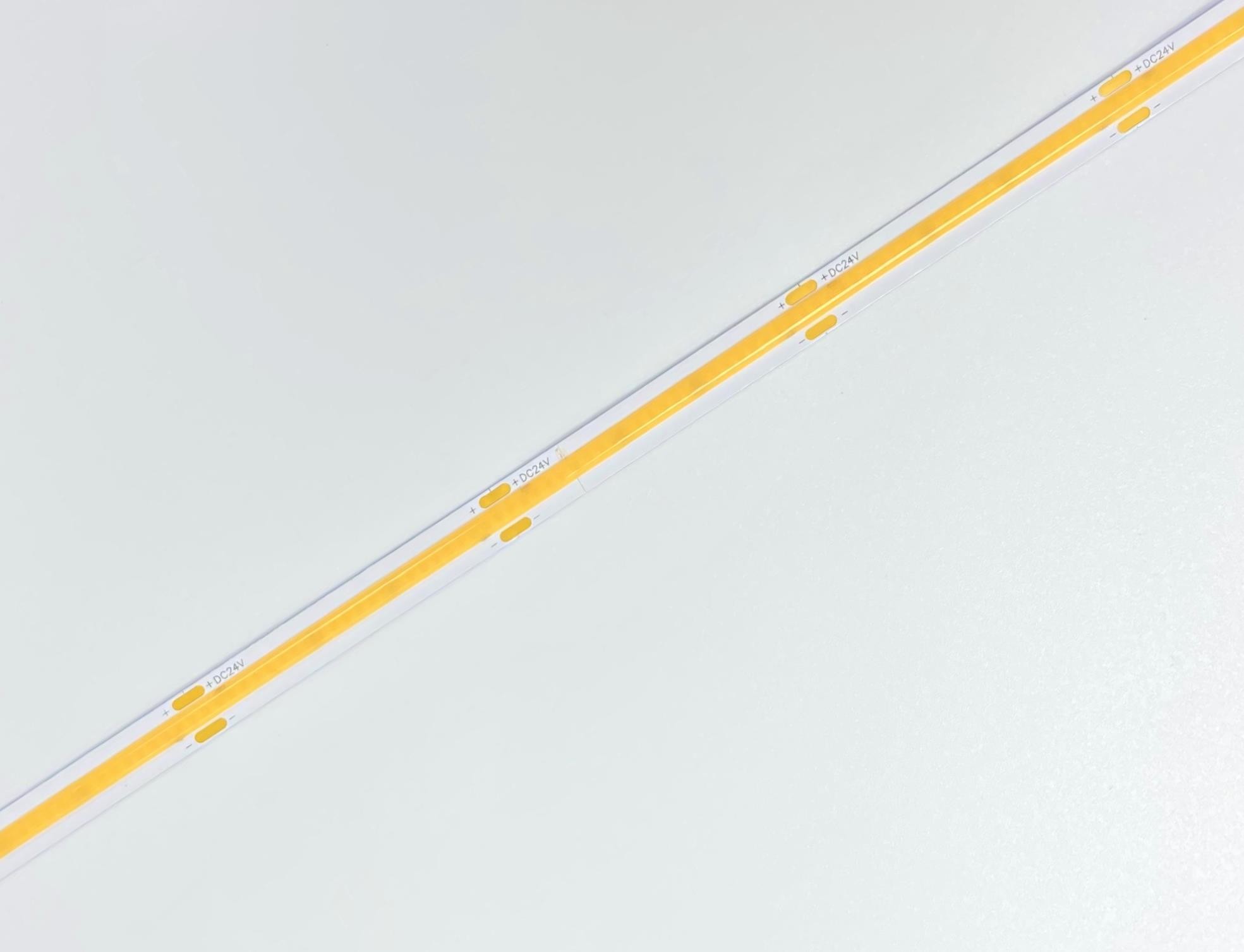 10w Flexible High CRI COB Strip 512 Chips With 140 Degree Beam Angle